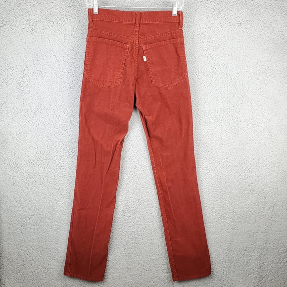 Levi's | Jeans | Vtg Levis Red Corduroy Pants Mens 29x34 7s Talon 42 ...